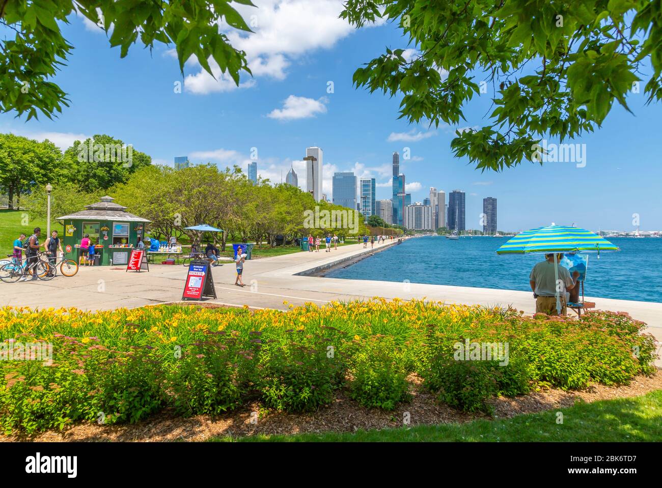 Chicago lake front hi-res stock photography and images - Alamy