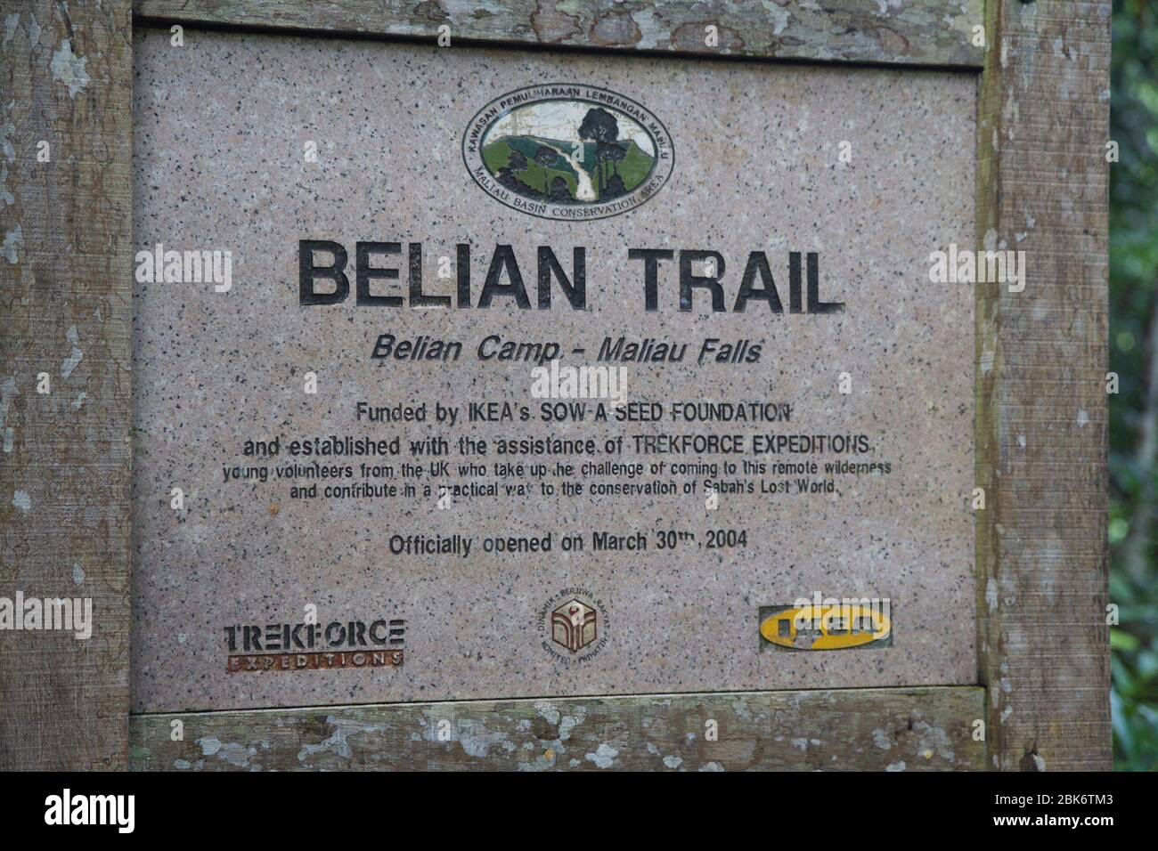 The Belian Trail, Maliau Basin Conservation Area, Sabah, Malaysia Stock ...