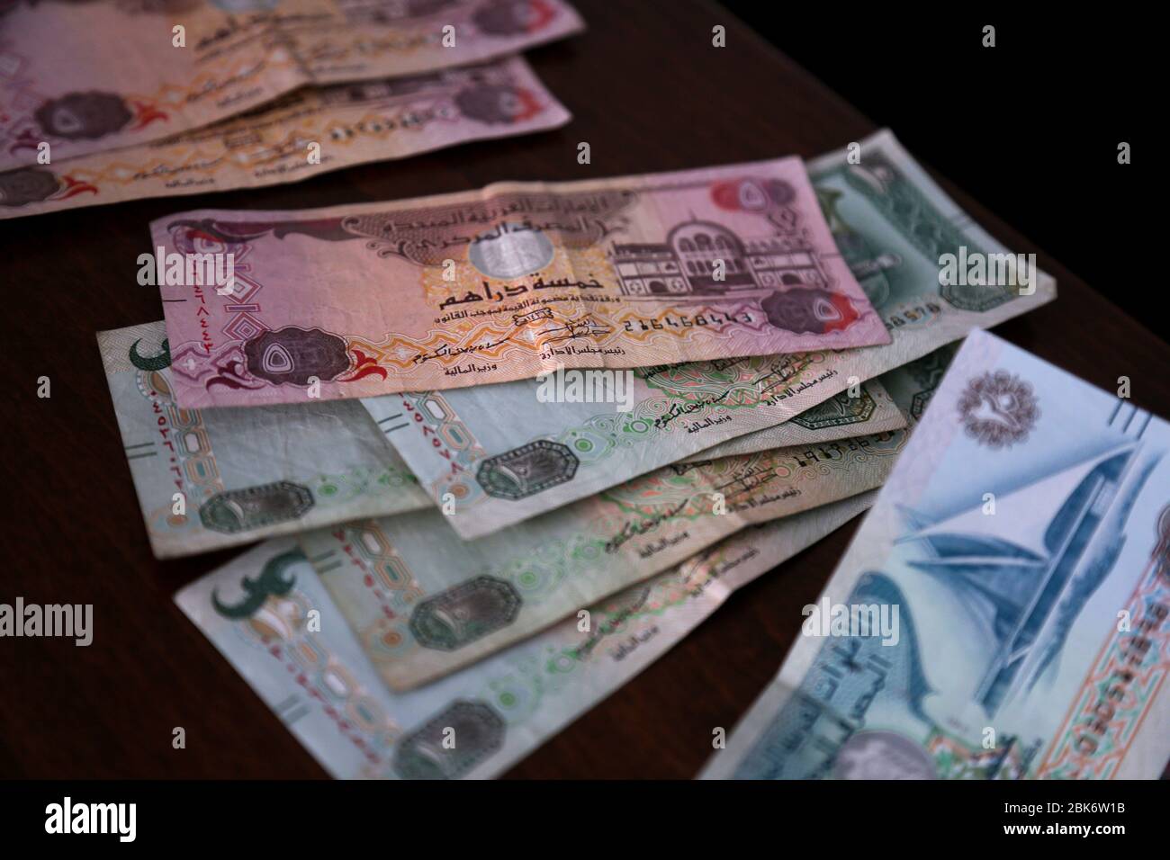 April 25, 2020: Gaza, Palestine. Different denominations of the Israeli ...