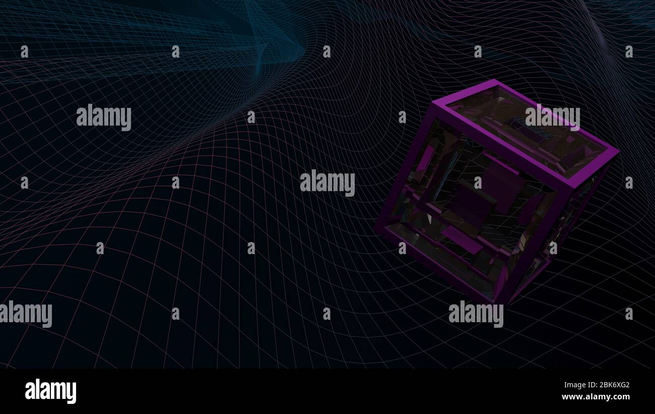 Cubic structure rotating hi-res stock photography and images - Alamy