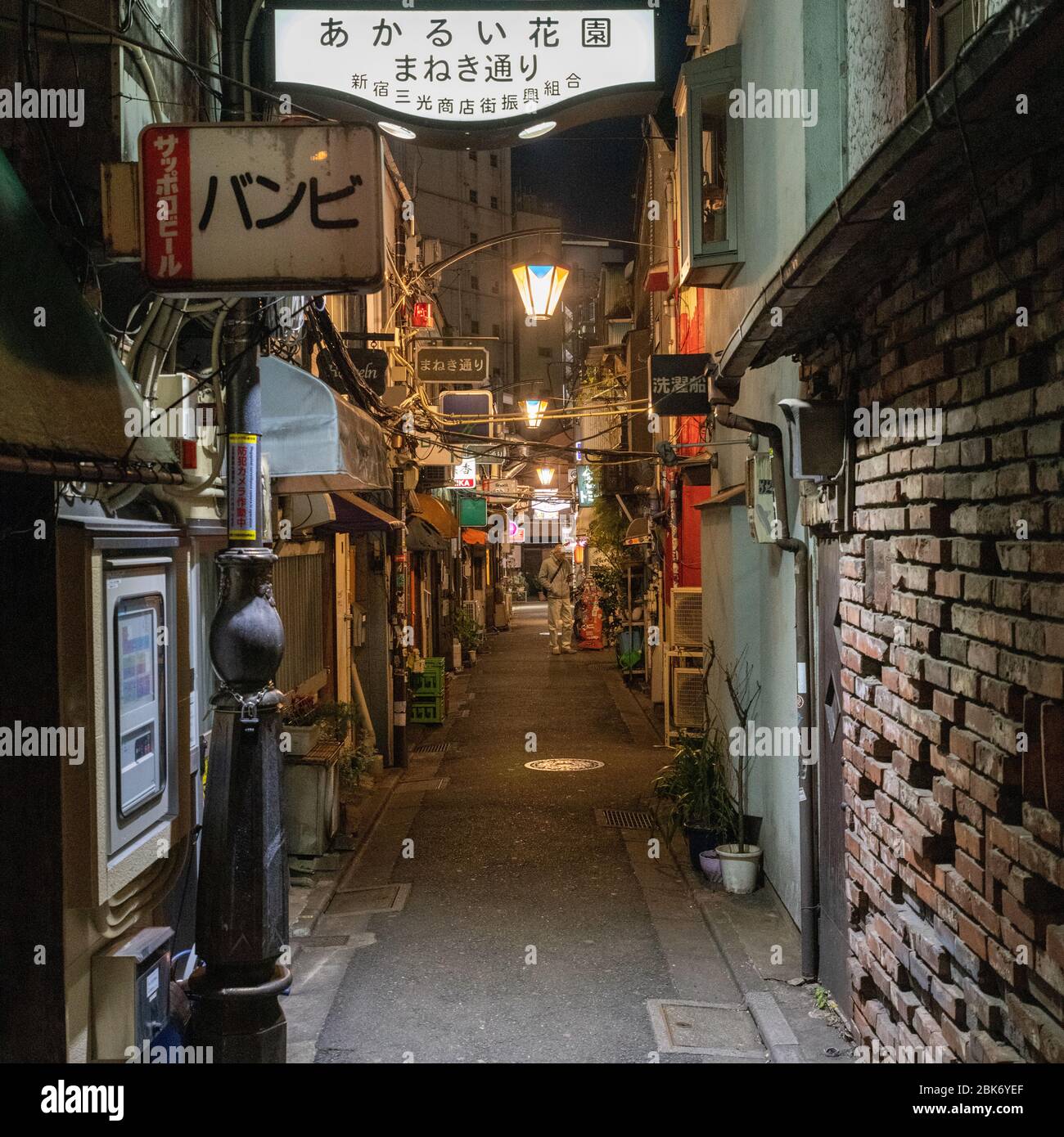 Golden japan shinjuku street tokyo hi-res stock photography and images ...