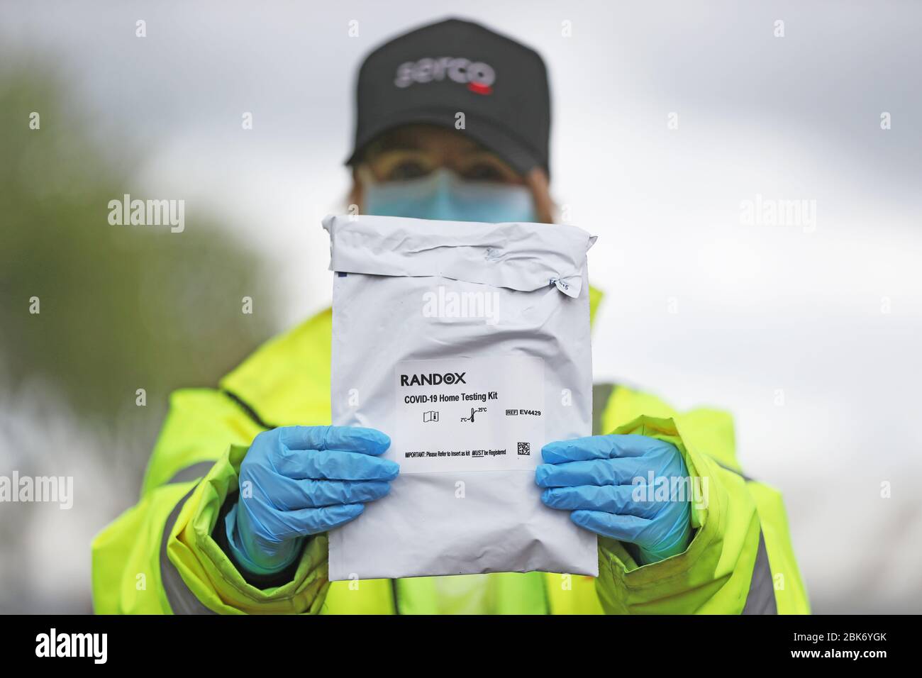 Drive through test centre sse arena hi-res stock photography and images ...