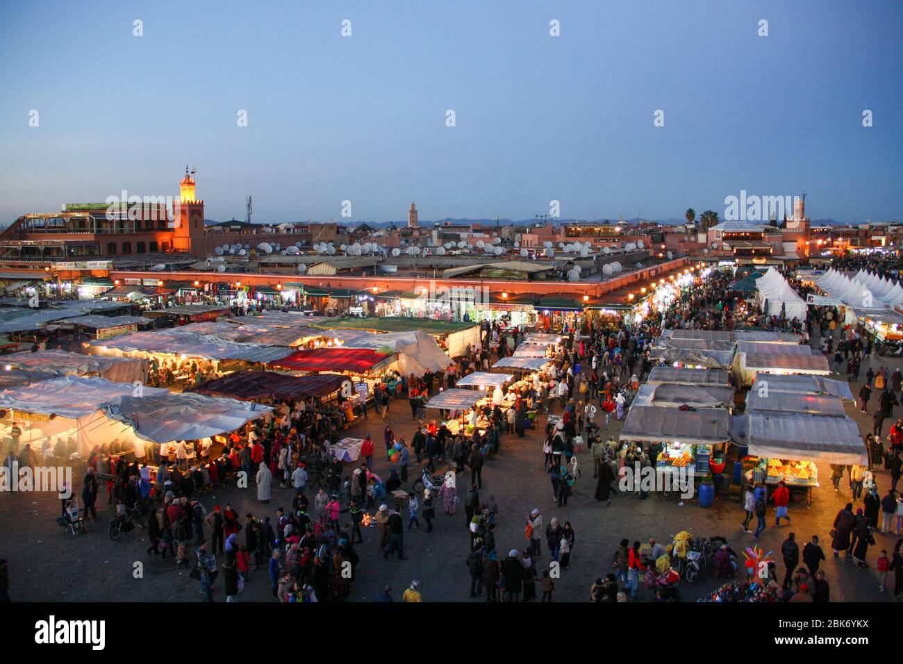 The famous night market in Marrakech, Morocco Stock Photo - Alamy