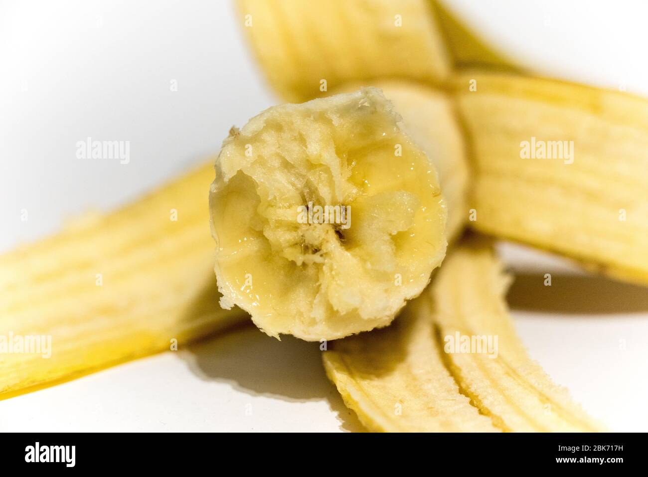 Half eaten banana hi-res stock photography and images - Alamy