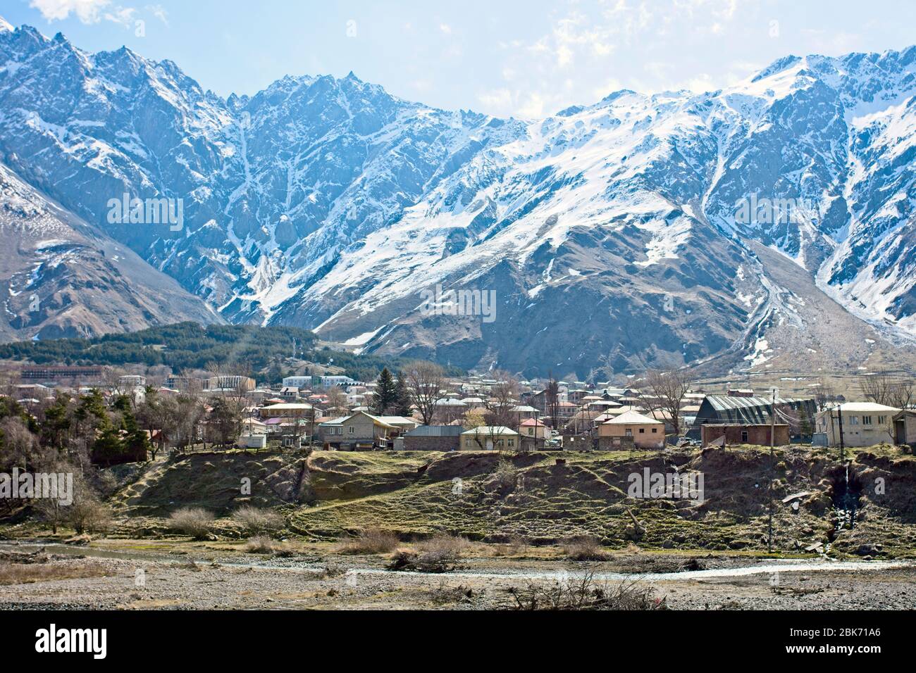 Stepantsminda a mountain in hi-res stock photography and images - Alamy