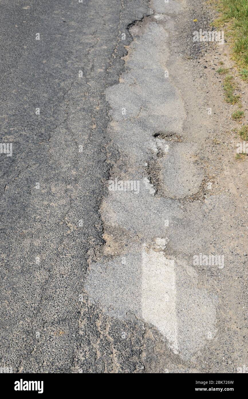 Rough road surface deterioration hi-res stock photography and images ...