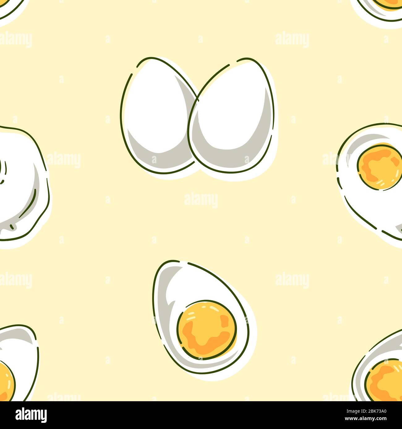 Boiled eggs clipart hi-res stock photography and images - Alamy