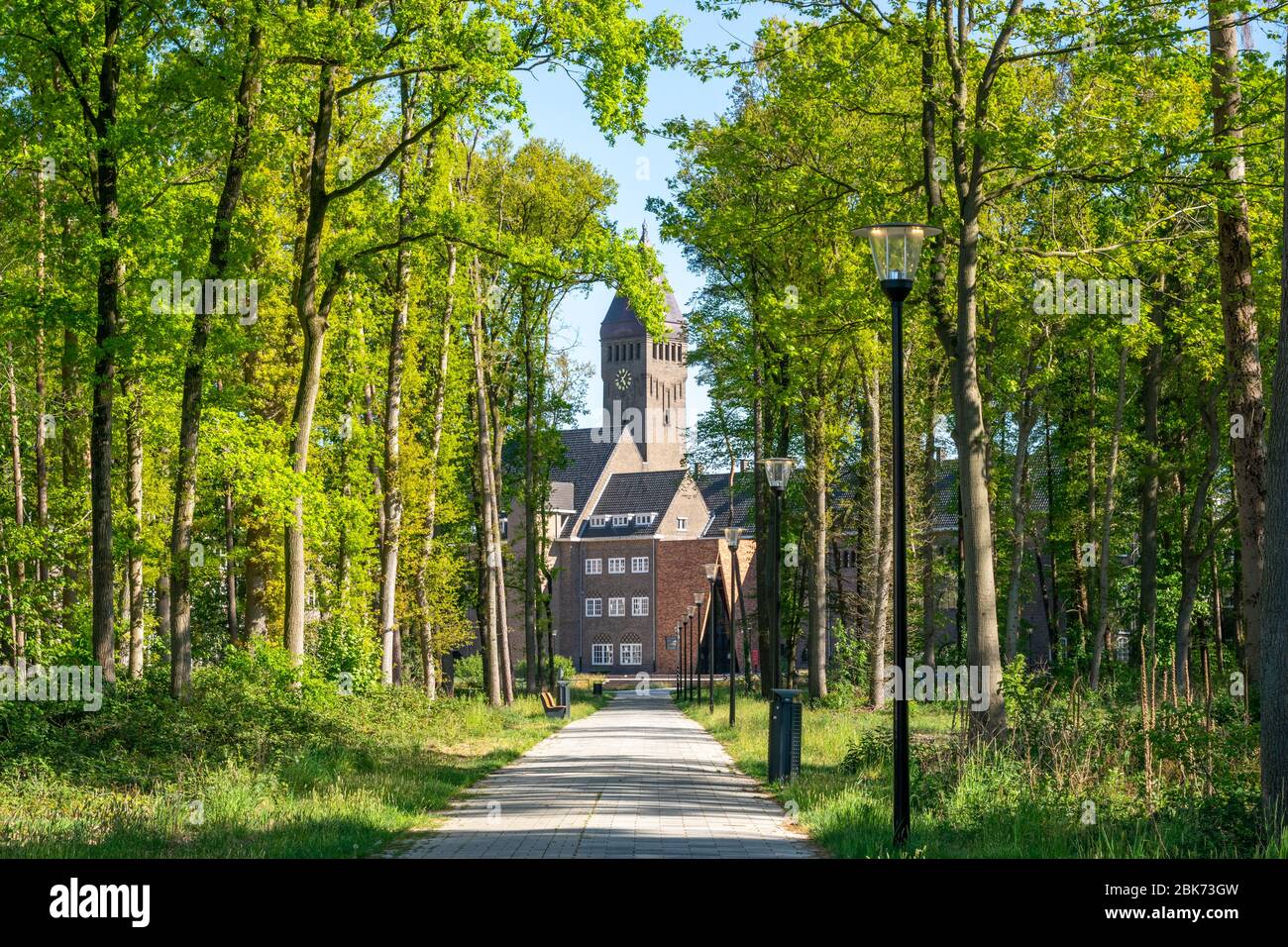 The Berchmanianum Tower at the Radboud university in Nijmegen ...