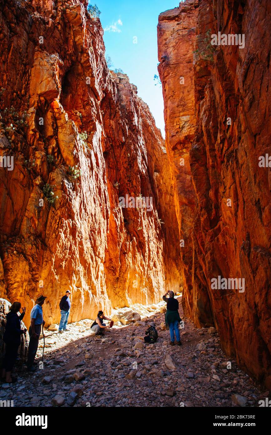Standley Chasm near Alice Springs in Australia Stock Photo - Alamy