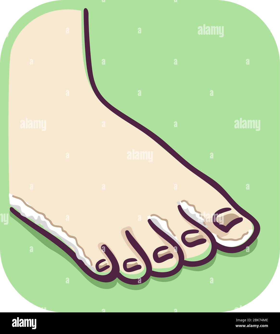 Flaky skin cartoon hi-res stock photography and images - Alamy