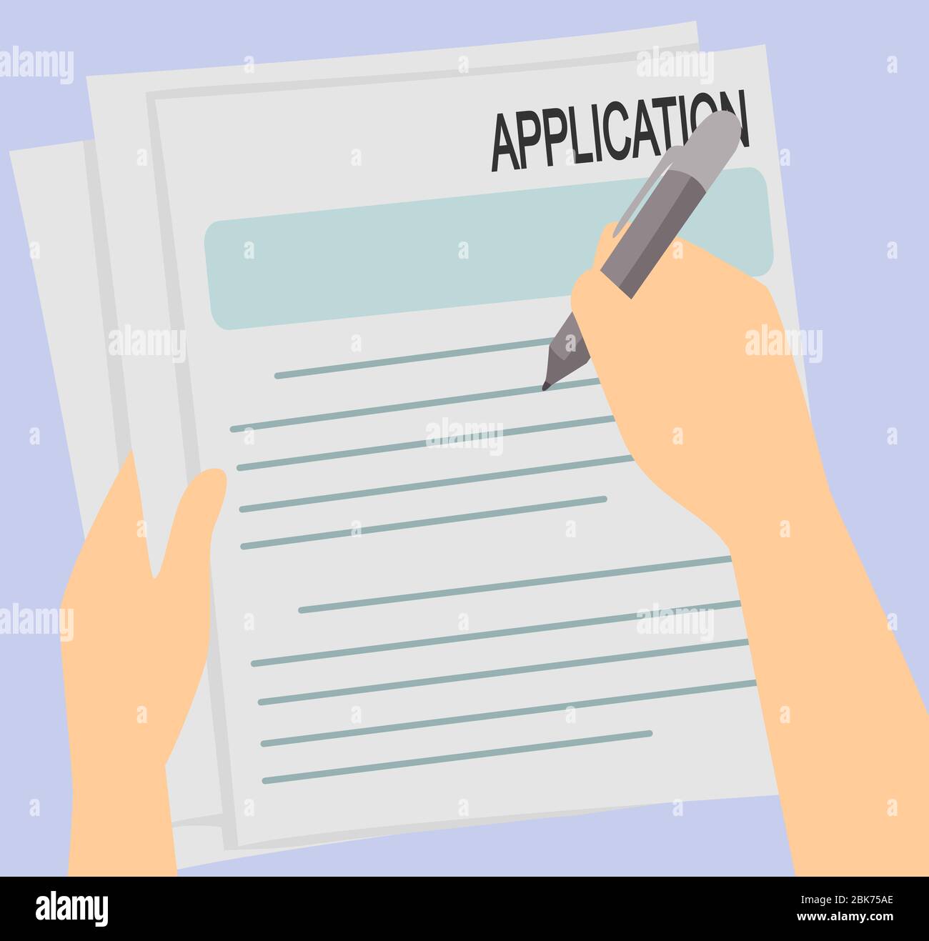 Student employment form hi-res stock photography and images - Alamy