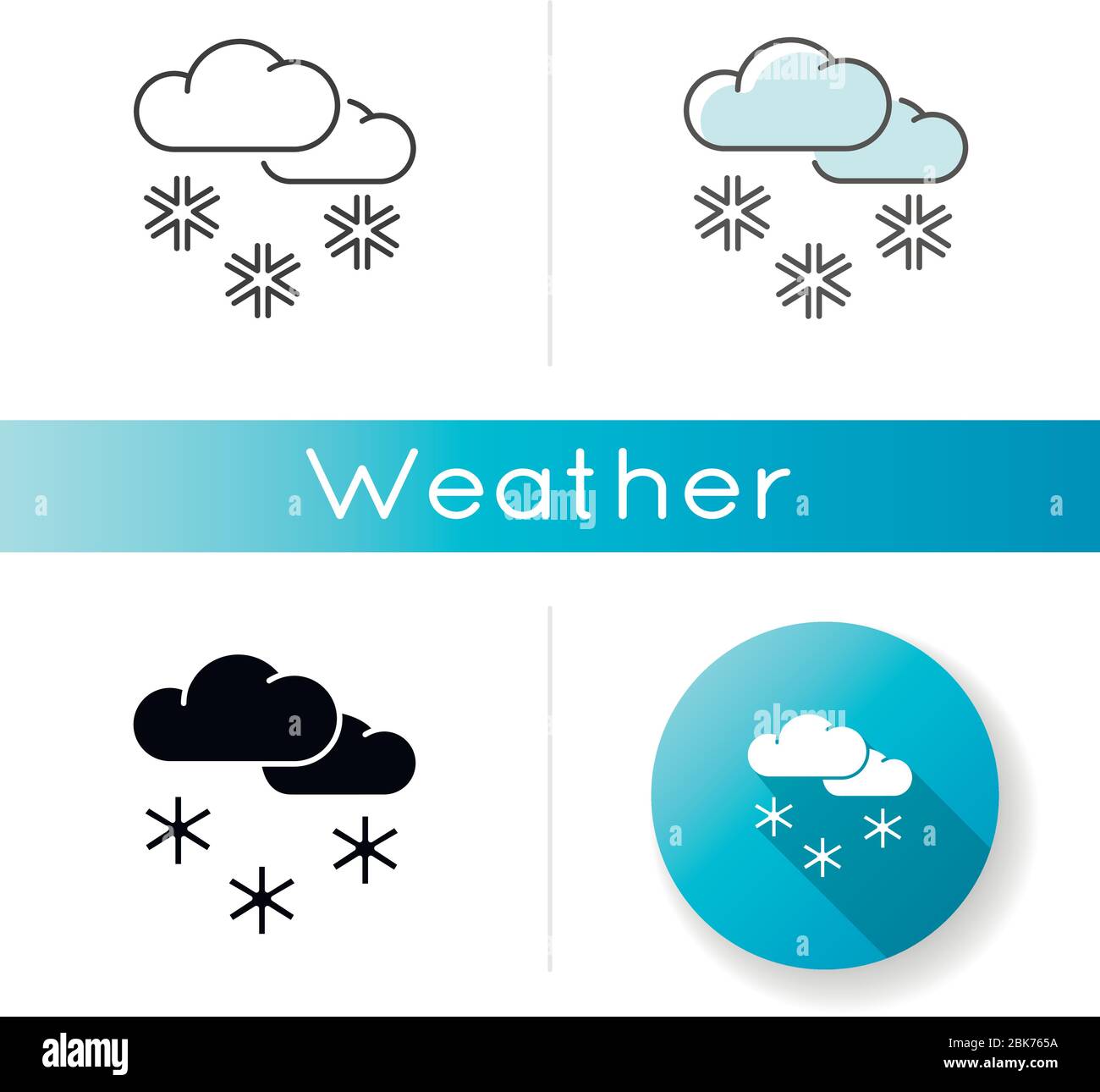 Scattered snow icon Stock Vector Image & Art - Alamy