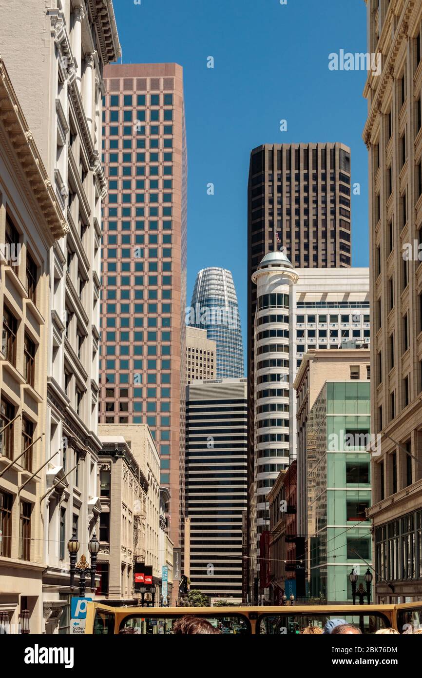 View of high rise buildings in San Francisco Stock Photo - Alamy