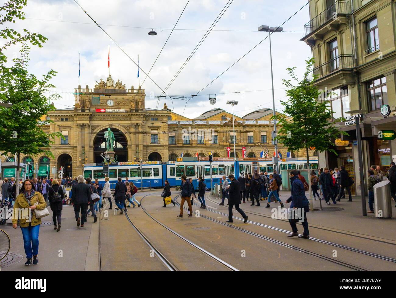 Zurich station historical hi-res stock photography and images - Alamy