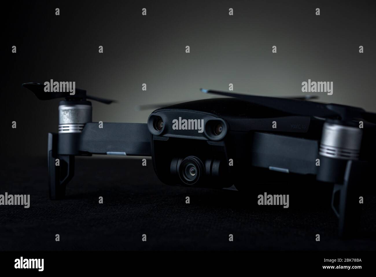 Side front view of DJI Mavic Air quadcopter drone Stock Photo - Alamy