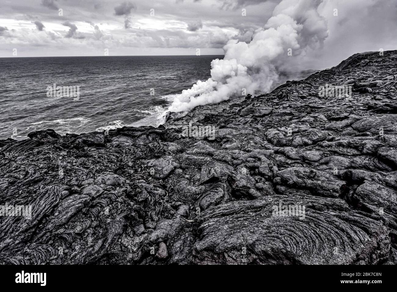 Hawaii, Big Island, Volcano National Park, da Kalapana near Active ...