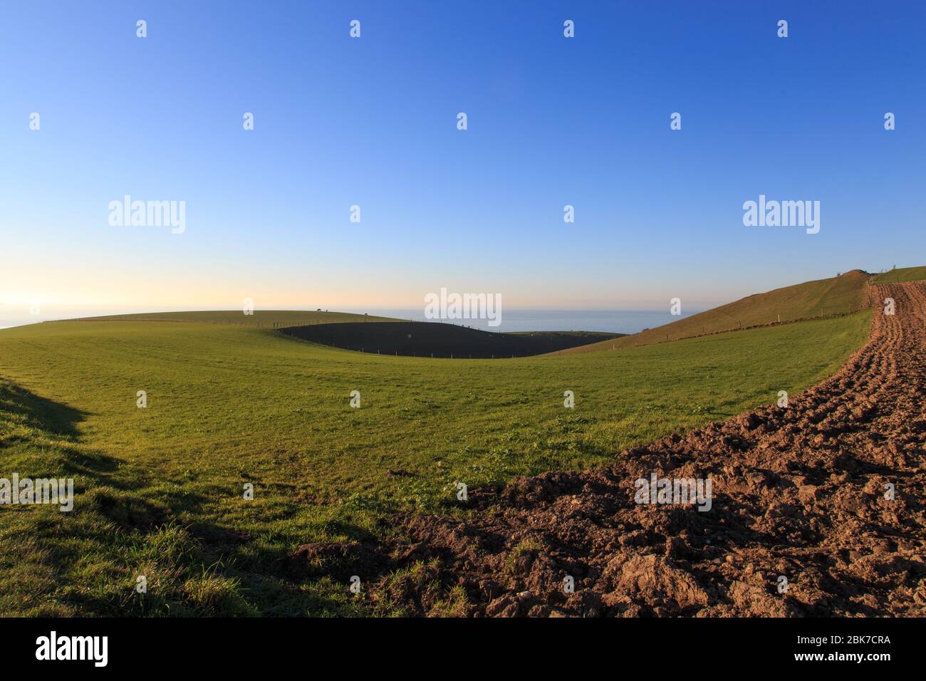 Green Field in the countryside Stock Photo - Alamy