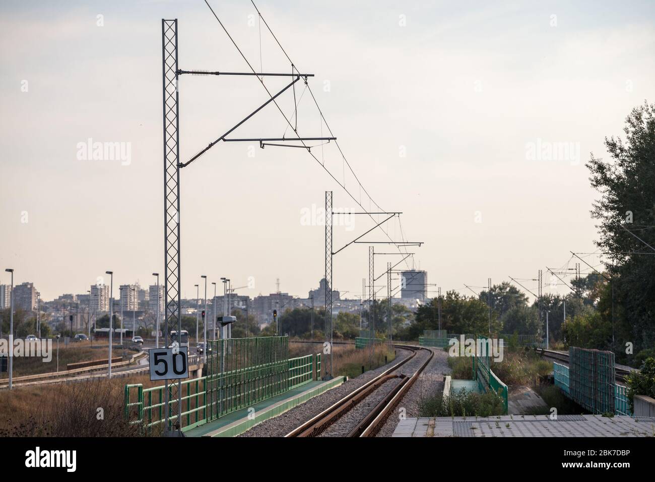 Electrified line hi-res stock photography and images - Alamy