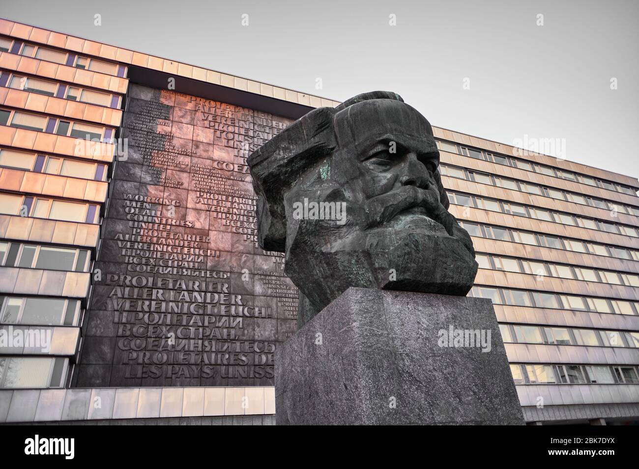 Karl Marx monument in public space of Chemnitz, European Capital of ...
