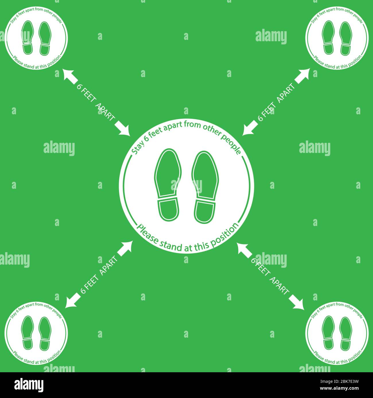 Floor marking icons hi-res stock photography and images - Alamy