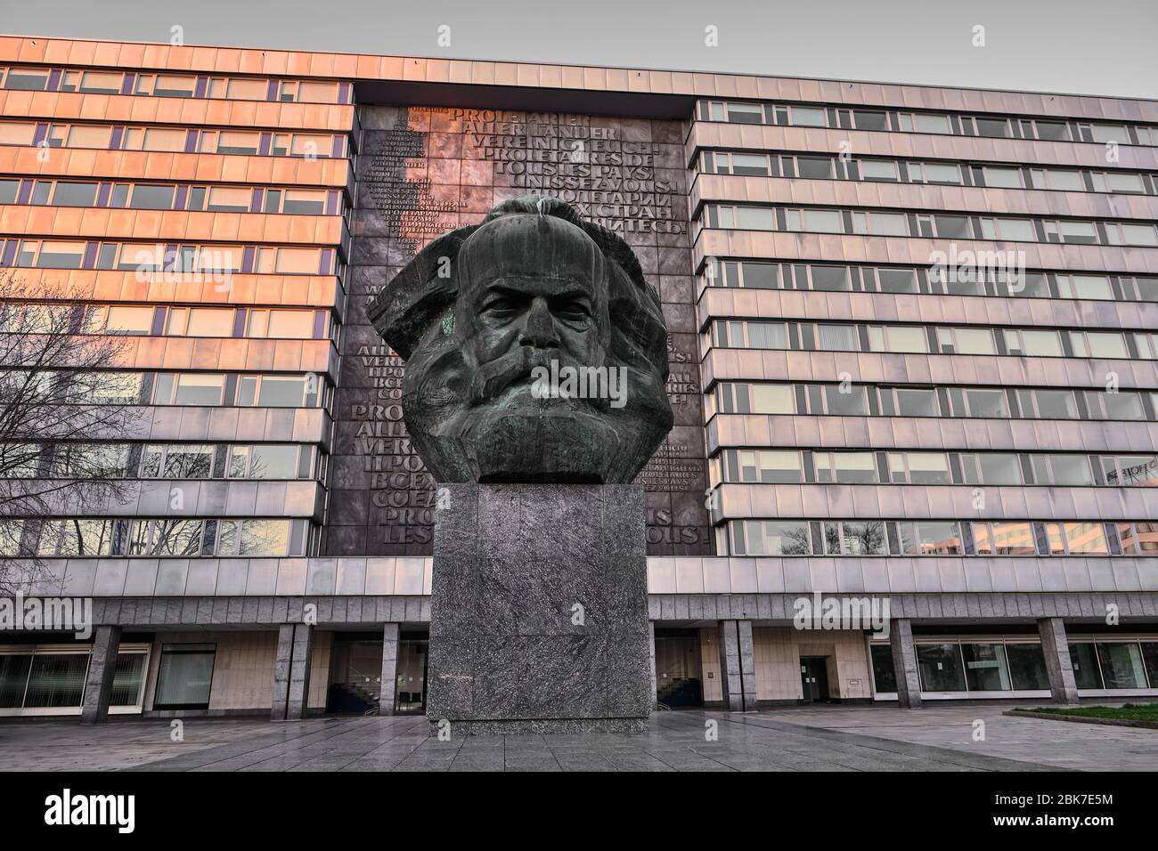 Karl Marx monument in public space of Chemnitz, European Capital of ...