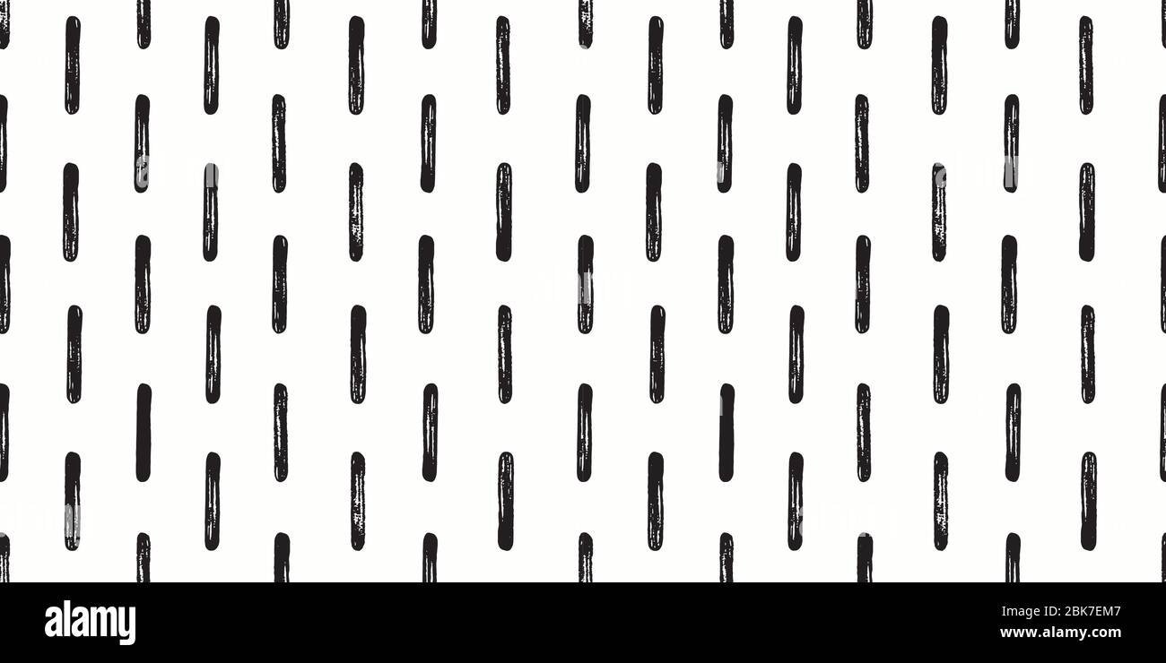 Vector geometric textured line pattern with doodle single vertical ...