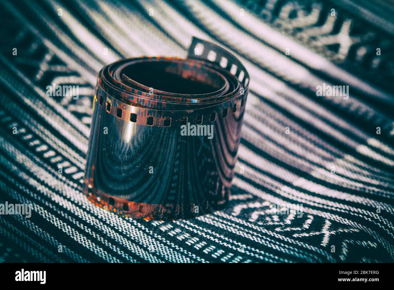 coil of old photographic film Stock Photo - Alamy