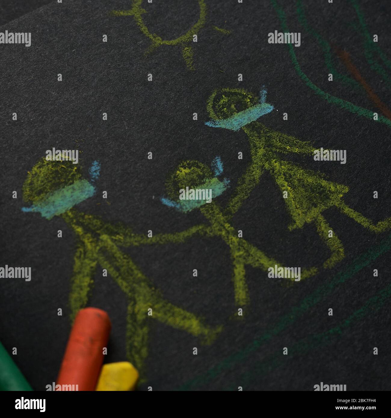Pandemic crayon hi-res stock photography and images - Alamy