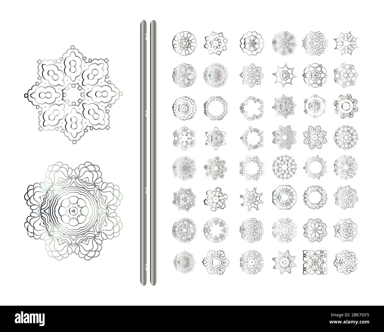 Silver metallic lace hi-res stock photography and images - Alamy