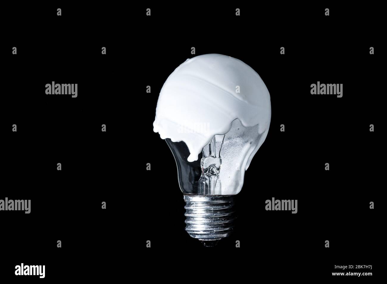 Isolated Led Light Water Splash on black background Stock Photo - Alamy