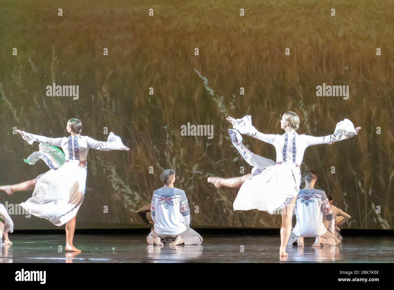 Saint Petersburg, Russia - November 23, 2019: the folk dance ensemble ...