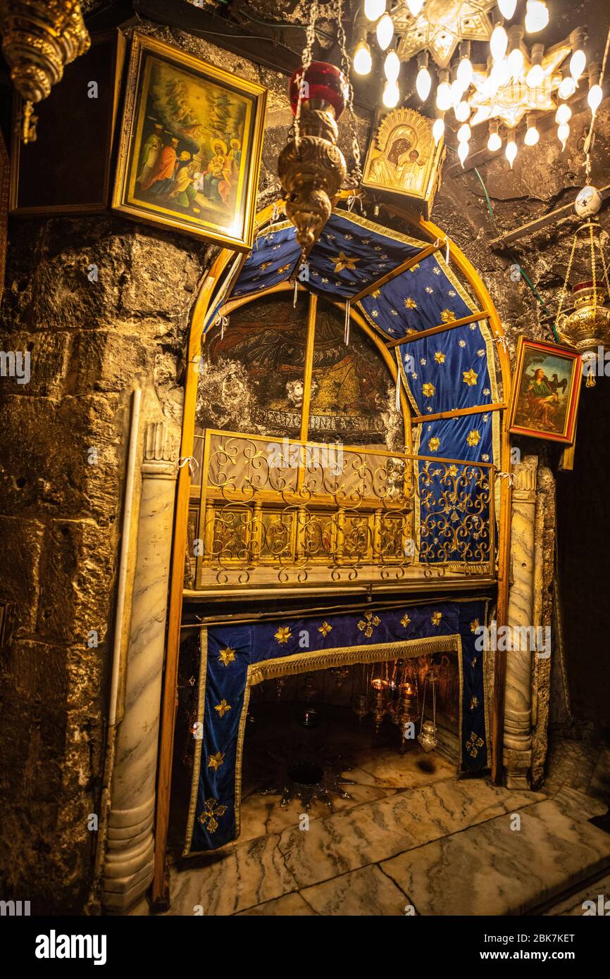 Church of the Nativity in Bethlehem, Palestine Stock Photo - Alamy