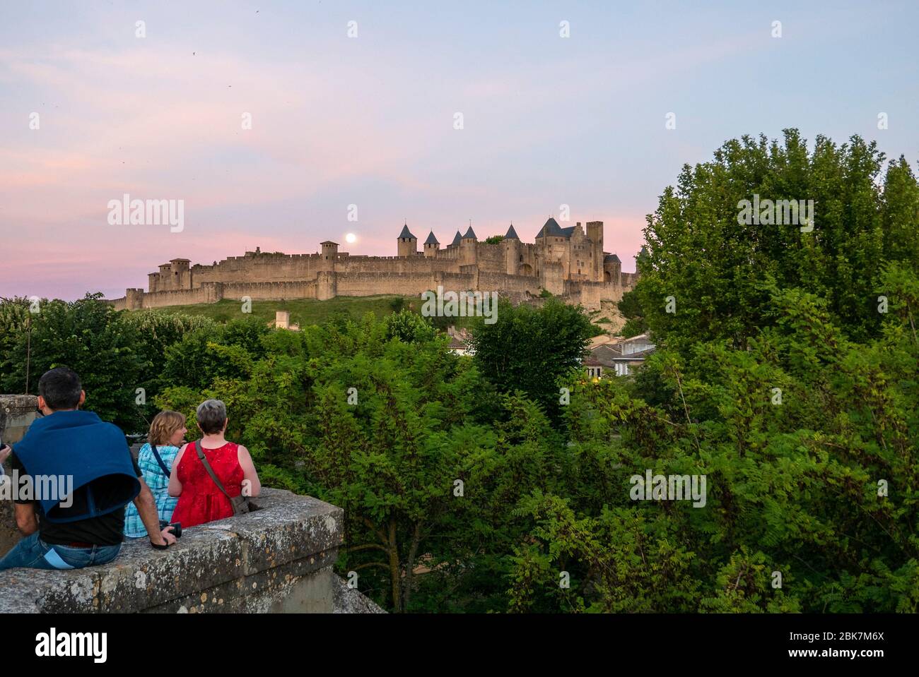 Carcassone medieval skyline hi-res stock photography and images - Alamy