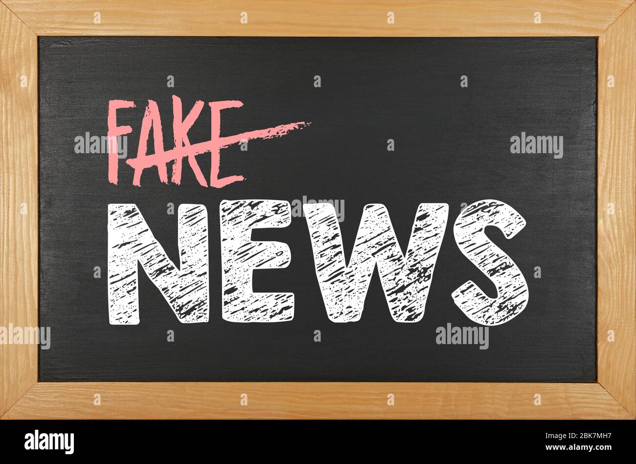 Black school chalkboard blackboard sign in brown wooden frame with ...