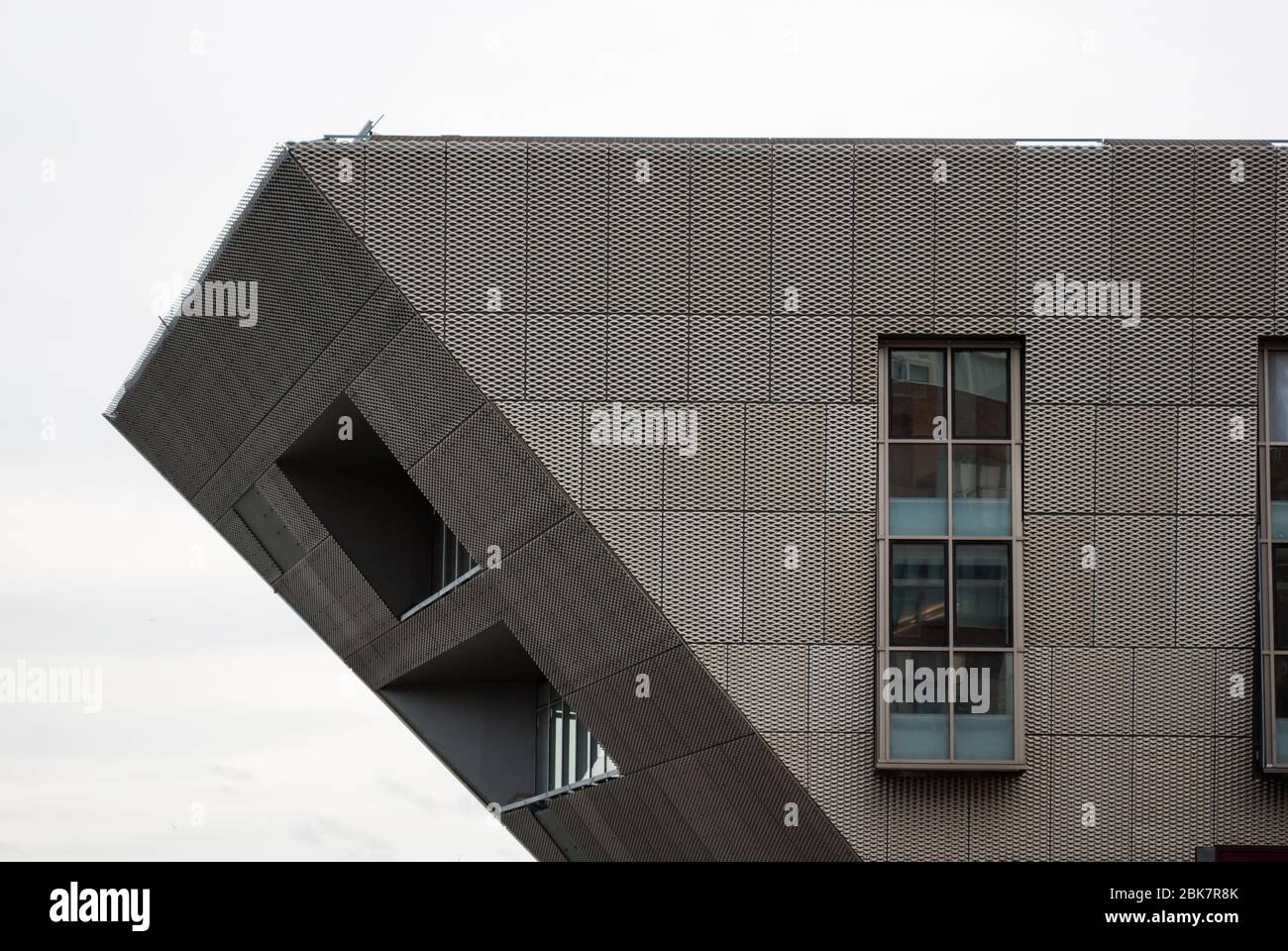 Perforated Bronze Aluminium Cladding Canada Water Library 21 Surrey ...