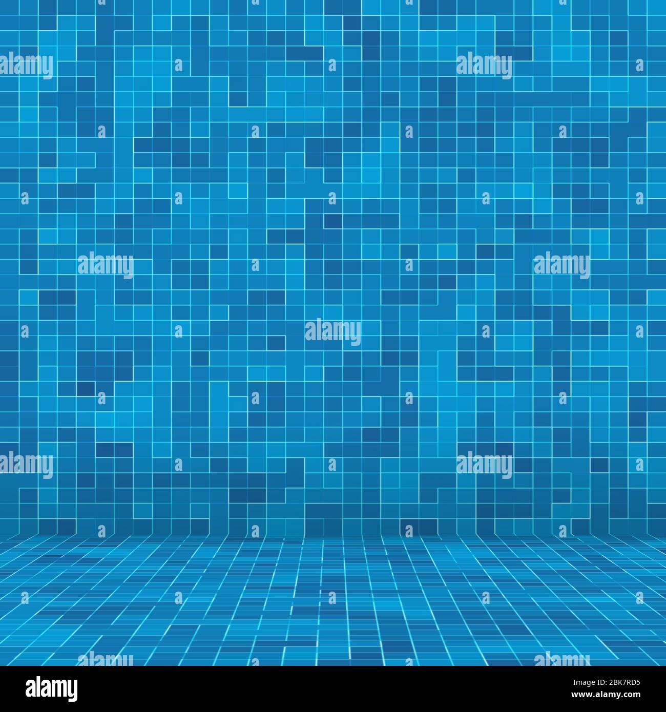 Texture Swimming pool Mosaic tile background. Wallpaper, banner ...