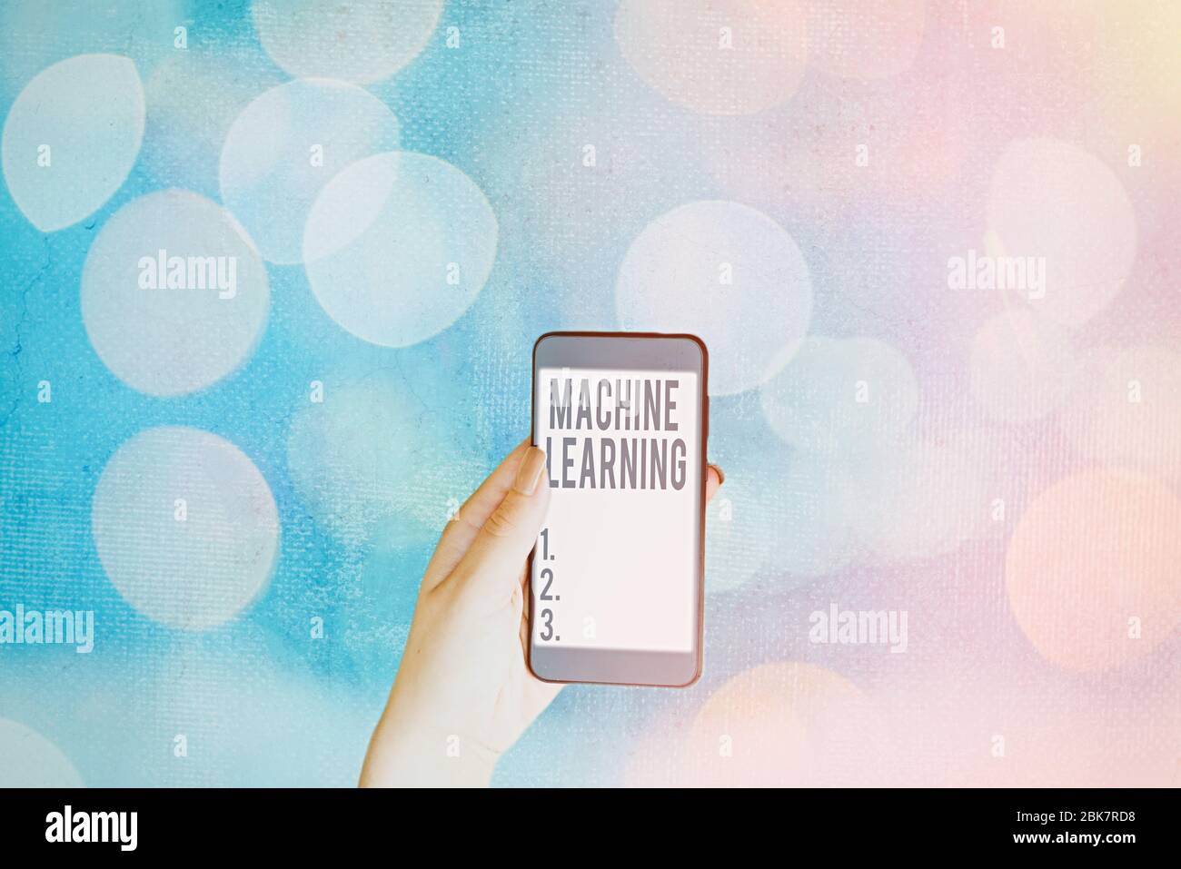 Handwriting text Machine Learning. Conceptual photo give computers the ...