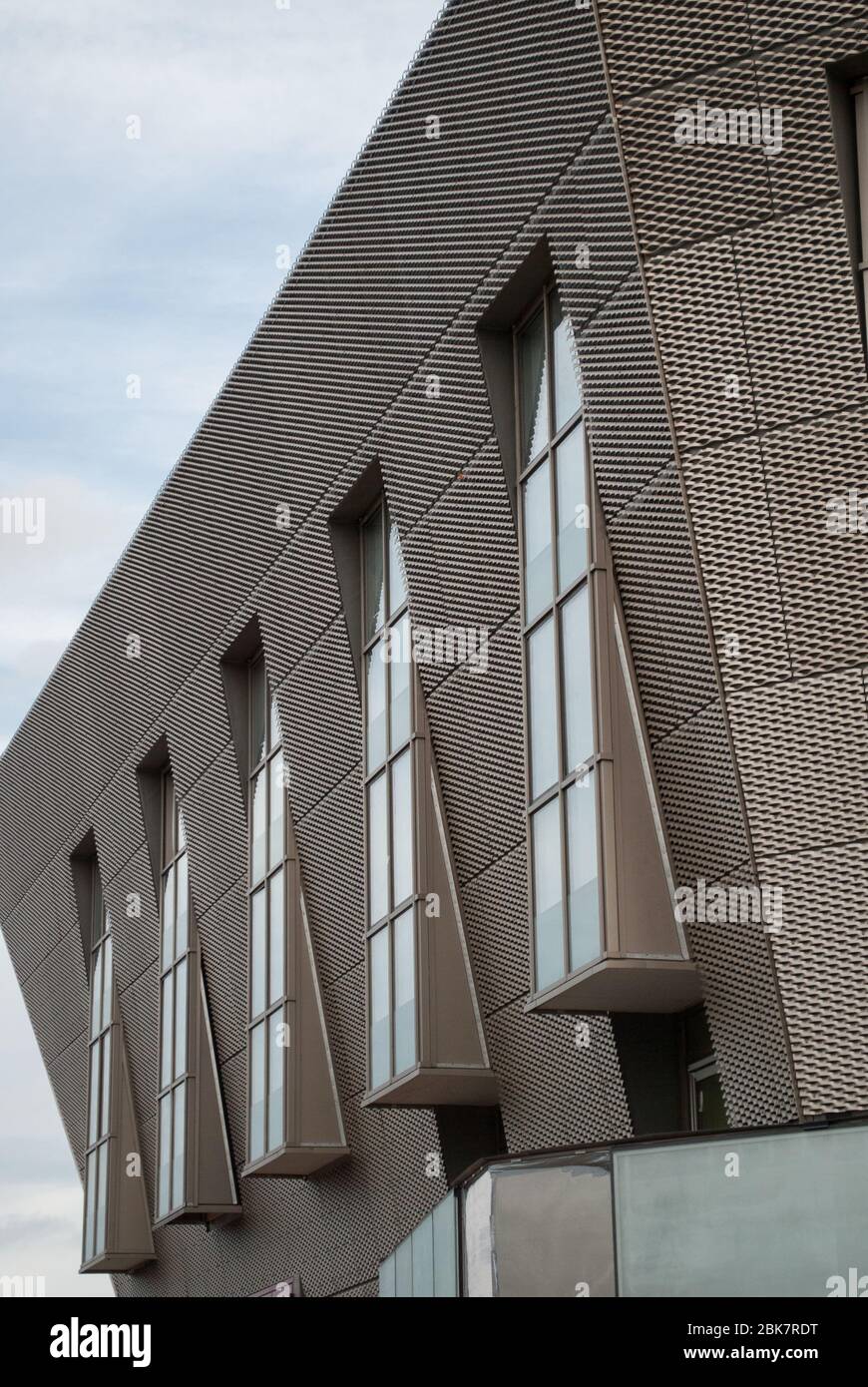 Perforated Bronze Aluminium Cladding Canada Water Library 21 Surrey ...