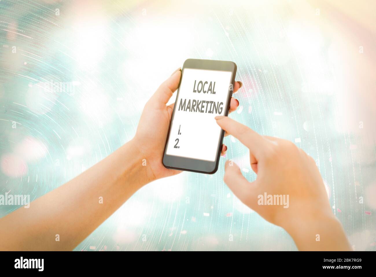 Conceptual hand writing showing Local Marketing. Concept meaning A ...