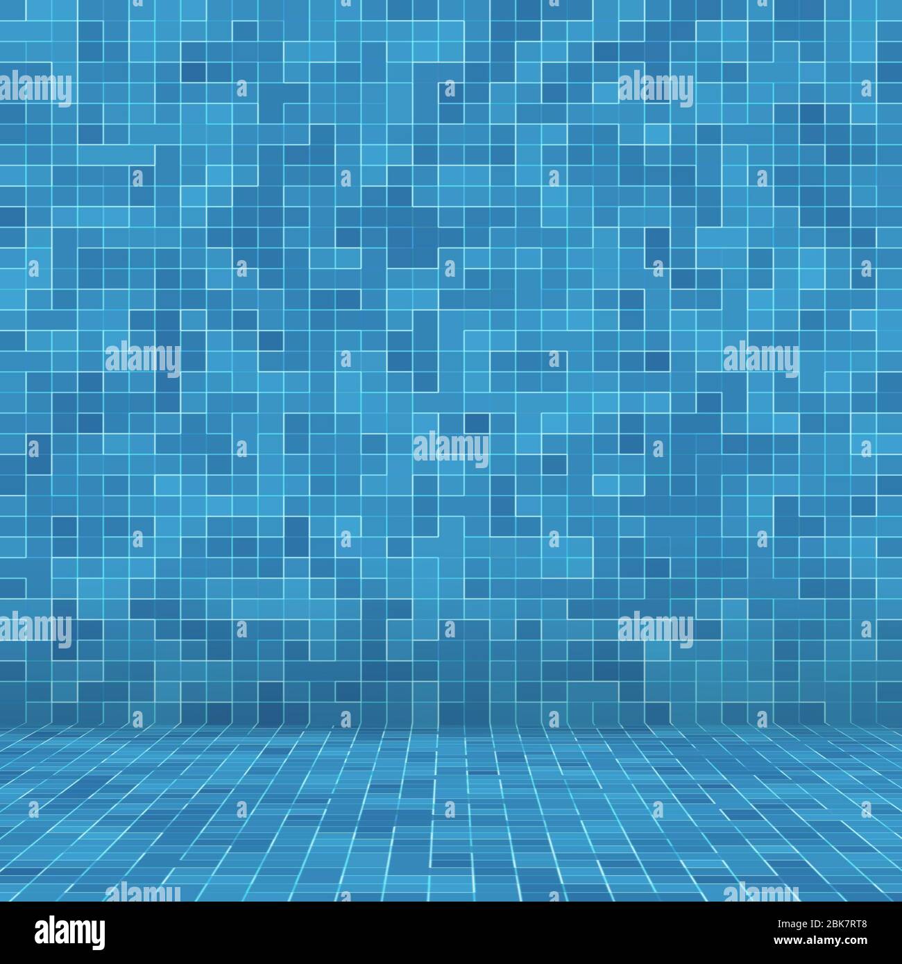 Texture Swimming pool Mosaic tile background. Wallpaper, banner ...