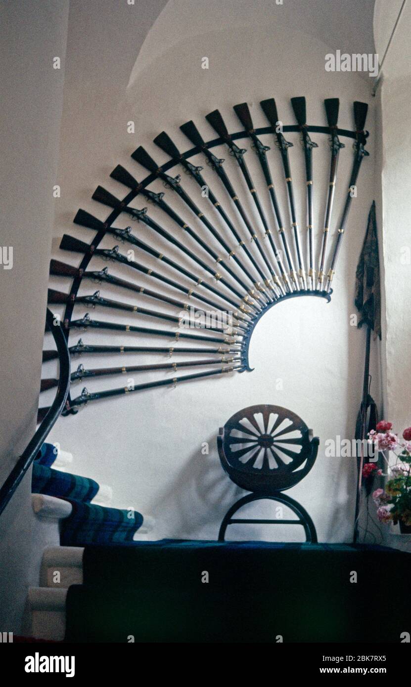 inside Cawdor Castle, June 19, 1981, near Inverness, Scotland, Great ...