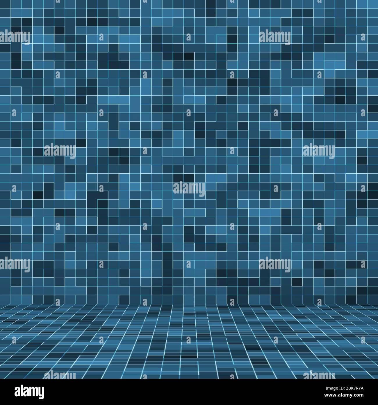 Texture Swimming pool Mosaic tile background. Wallpaper, banner ...