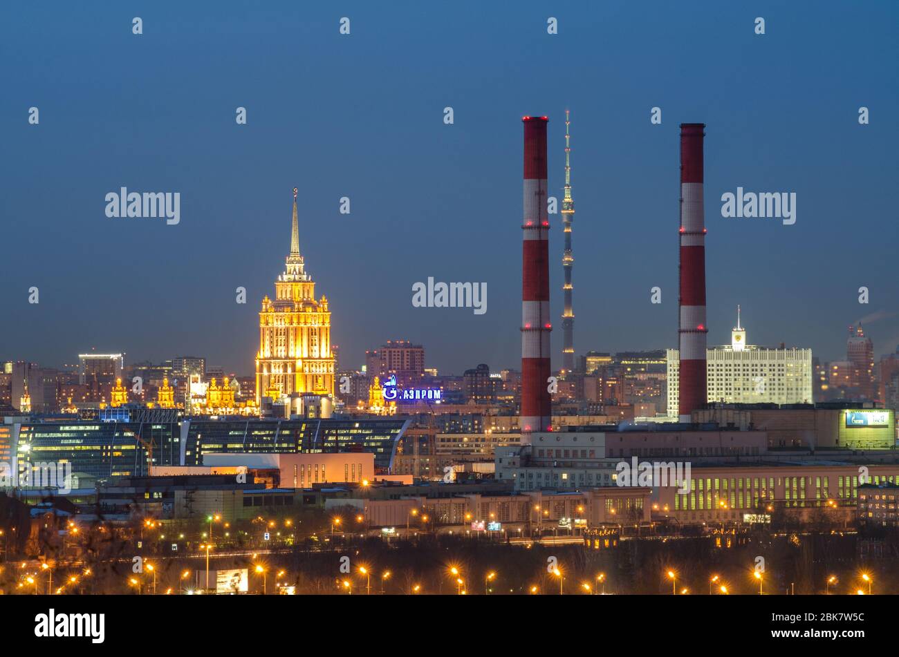 Moscow skyline hi-res stock photography and images - Alamy