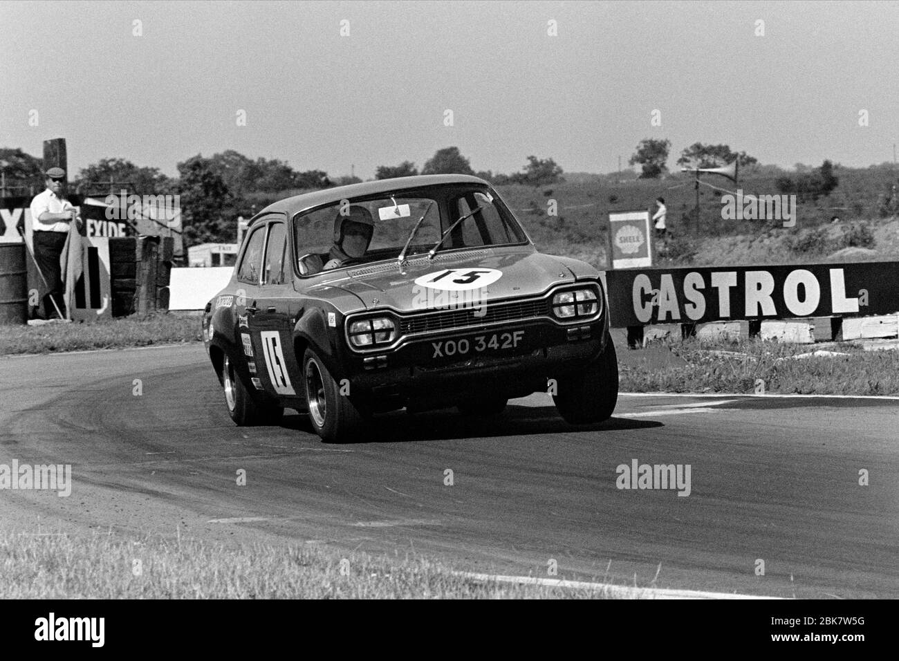 John Fitzpatrick, British touring cars Croft 1969 Stock Photo - Alamy
