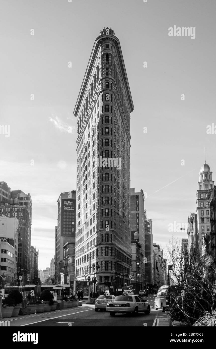 Flatiron building black and white hi-res stock photography and images ...
