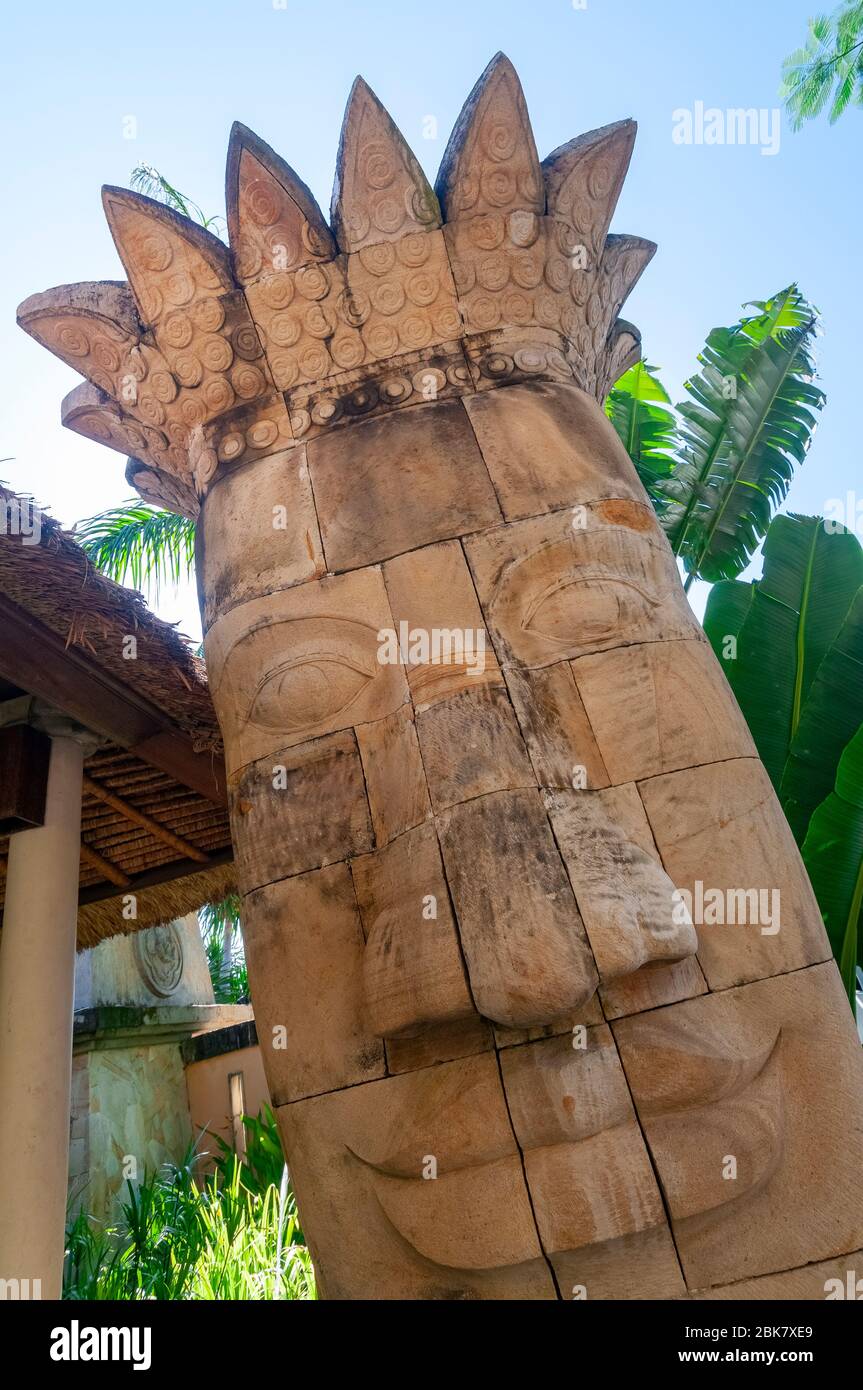 Stone statue Ramada Resort Tanjung Benoa Bali Indonesia Stock Photo - Alamy