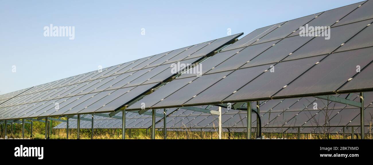 Power solar panel station, photovoltaic modules, alternative ...
