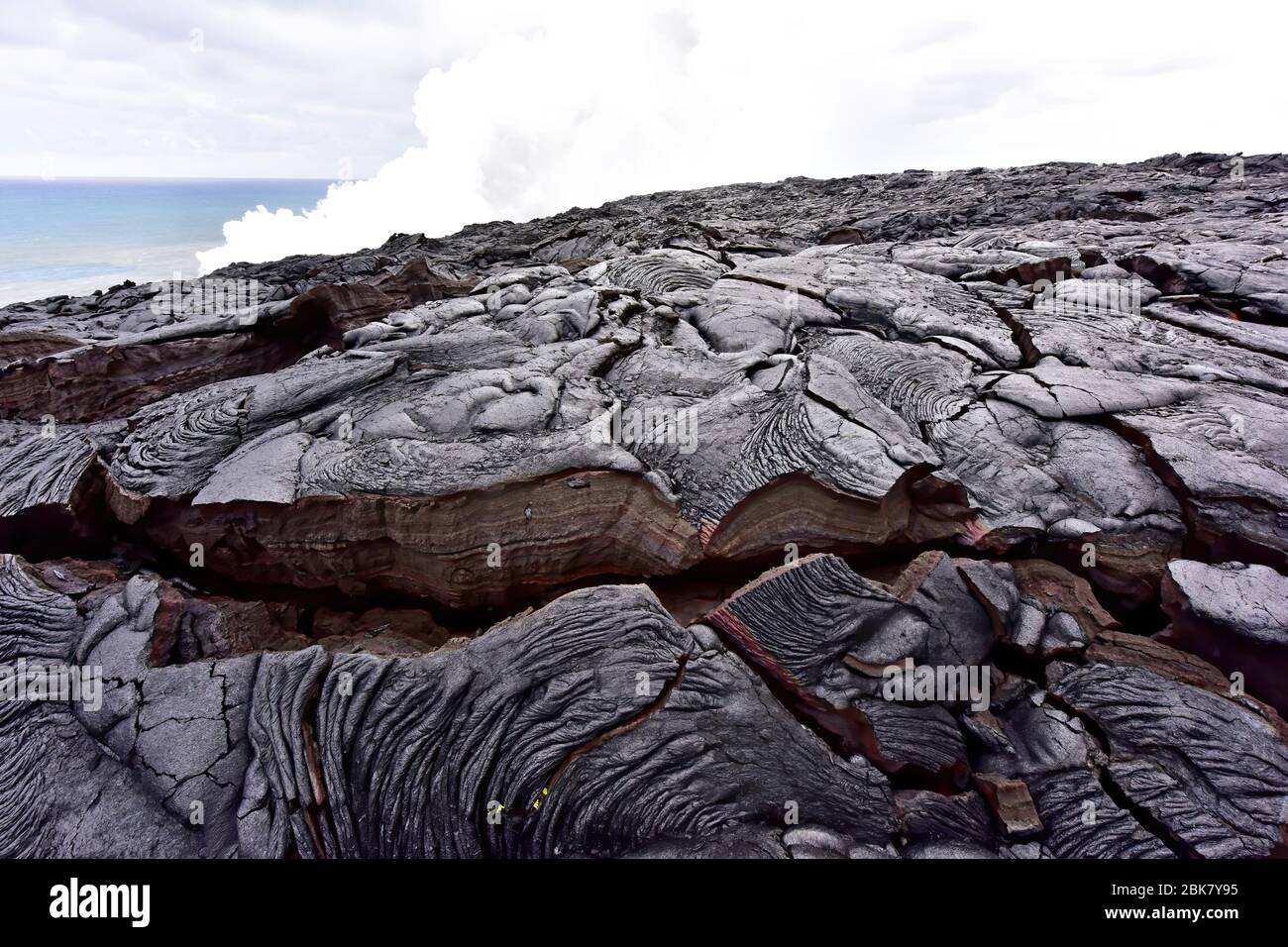 Hawaii, Big Island, Volcano National Park, da Kalapana near Active ...