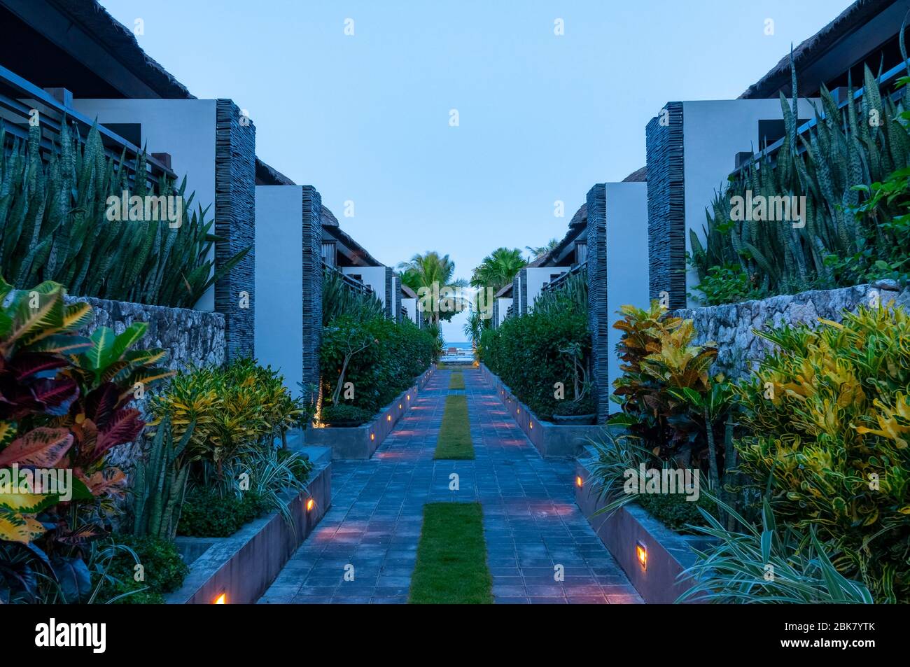 The Bali Khama Beach Resort and Spa Tanjung Benoa Bali Indonesia Stock ...