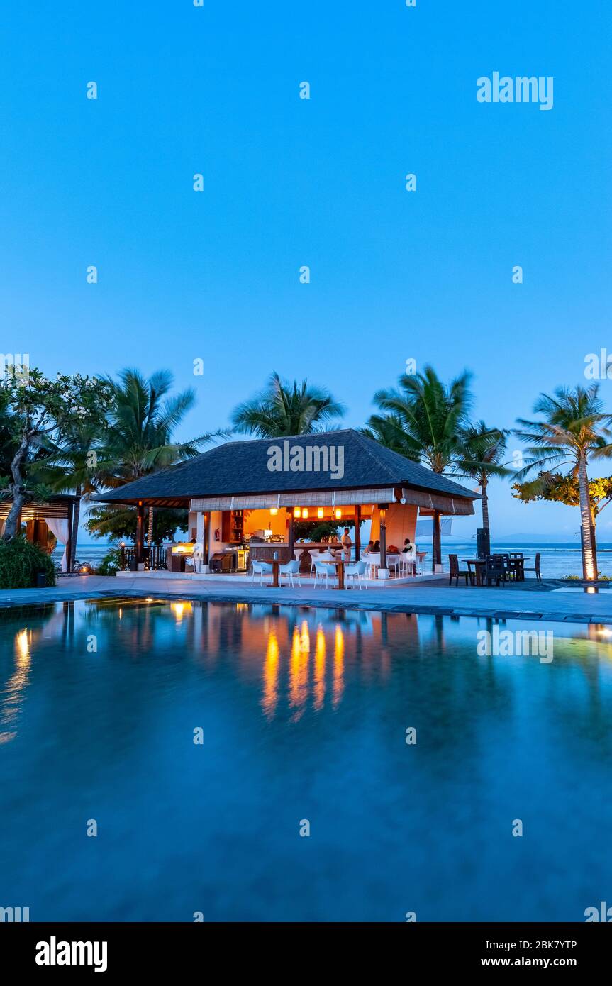 Swimming pool at The Bali Khama Beach Resort and Spa Tanjung Benoa Bali ...